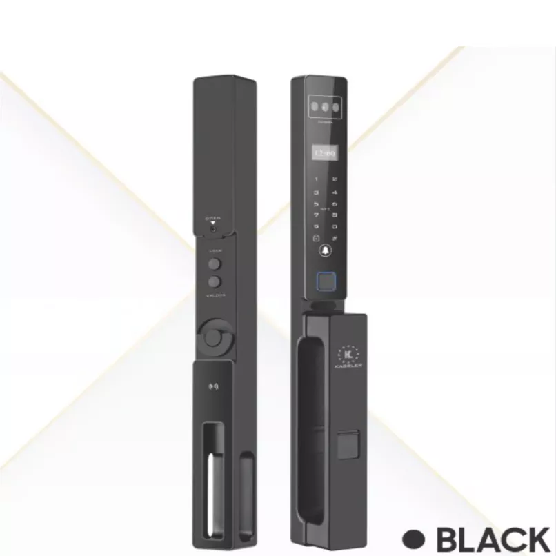 Khóa vân tay cửa nhôm Kassler KL-599 VF Black App chính hãng
